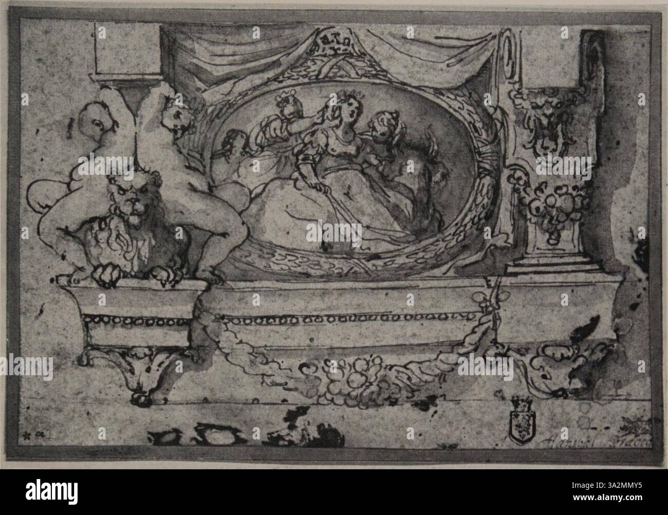 Carracci’s work showcases his talent for rendering human figures with ...
