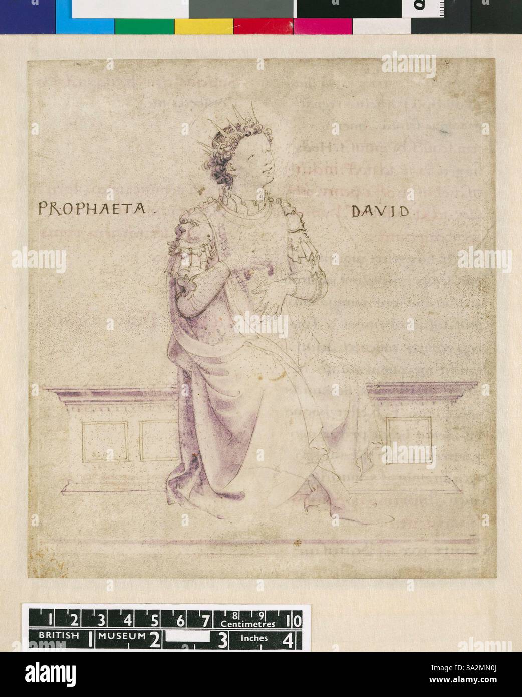 Fra Angelico's 'The Prophet David Playing a Psaltery' depicts King ...