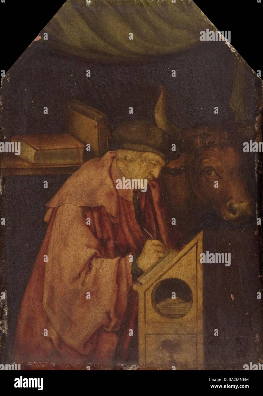 A 16th-century copy after Lucas van Leyden, this artwork represents ...