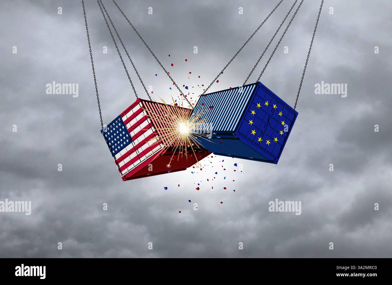EU US Tariffs and European Union tariff trade war with the United ...