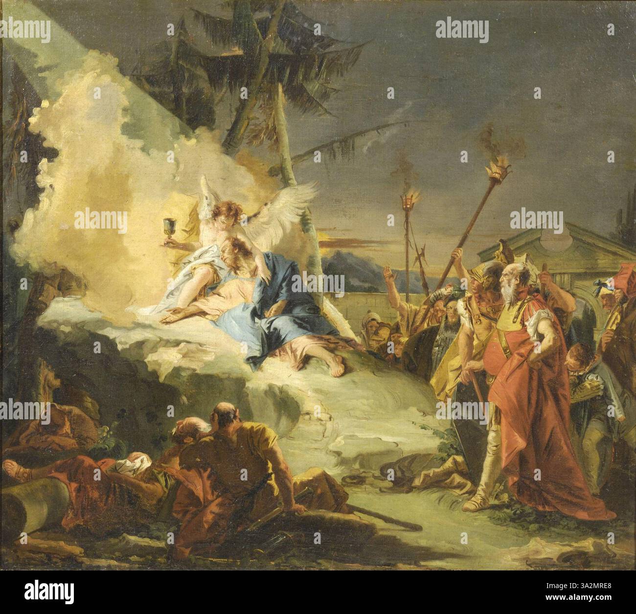 Giovanni Battista Tiepolo’s 18th-century painting, Praying at the ...