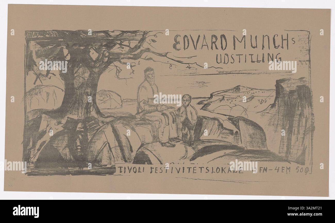 In this piece, Munch portrays a moment of psychological distress using ...