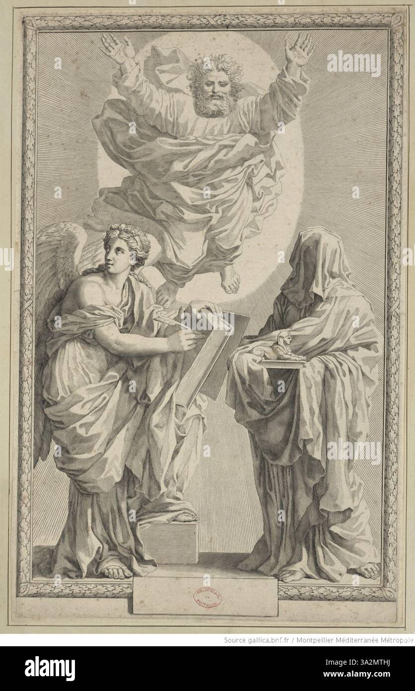 Claude Mellan’s 'Frontispice de la Bible' depicts the opening of the ...