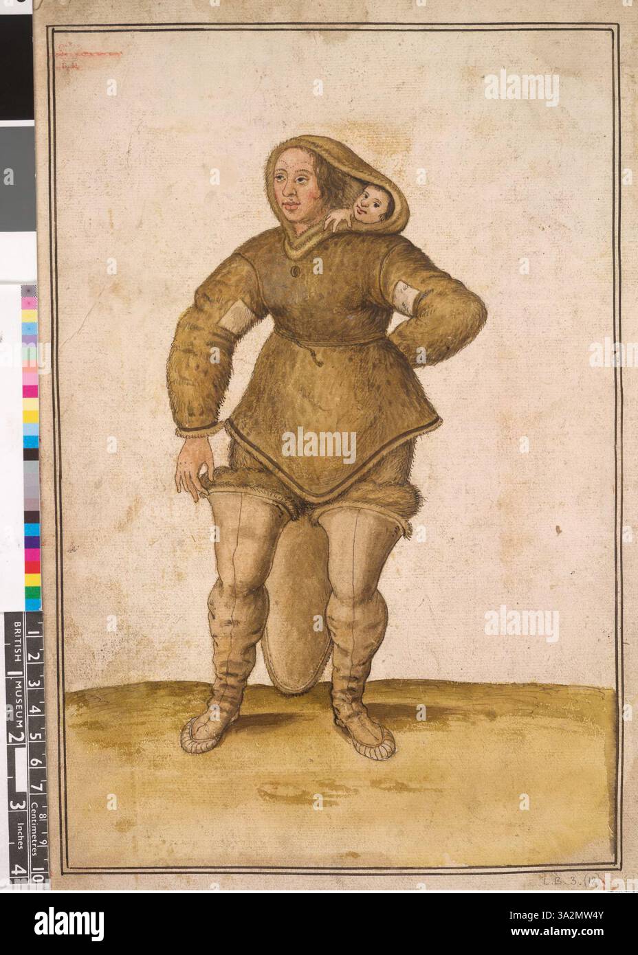 This portrait depicts Arnaq and Nutaaq, Inuit individuals from ...