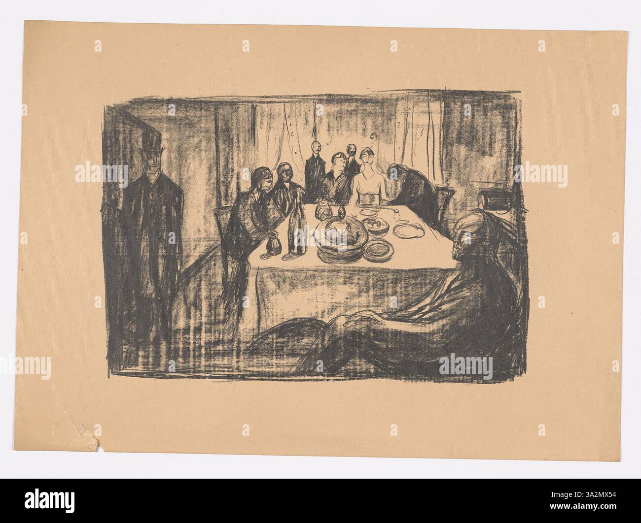'The Wedding of the Bohemian' by Edvard Munch captures the emotional ...