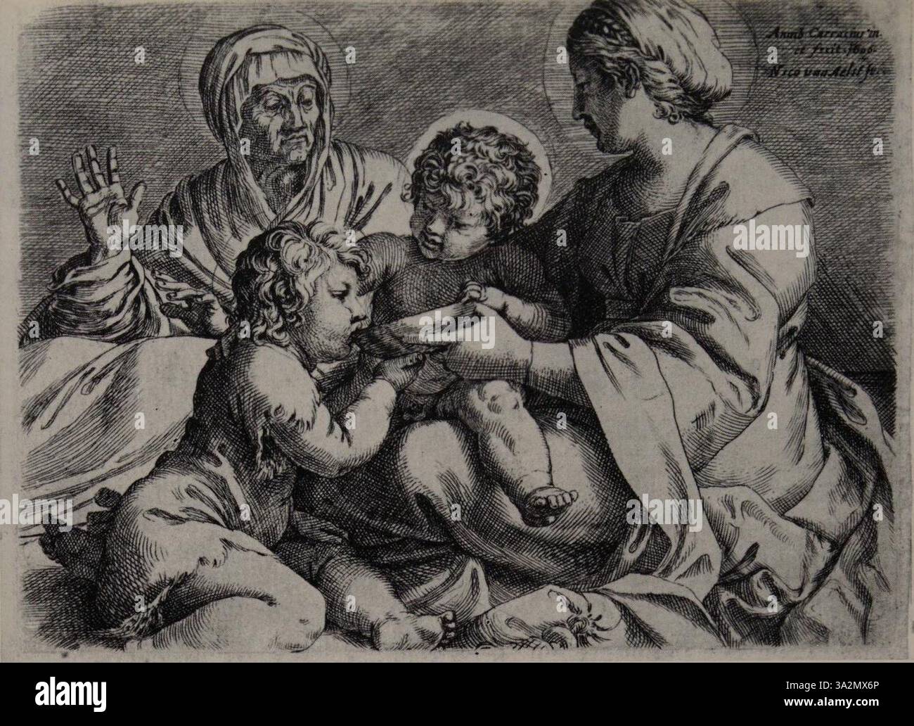 In this painting, Annibale Carracci uses light and shadow to accentuate ...