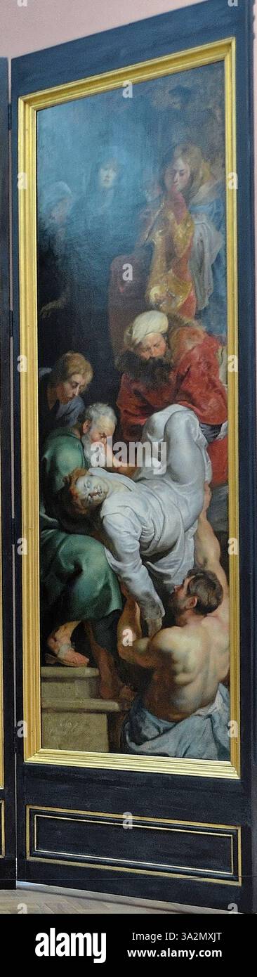 Peter Paul Rubens’ 'The Entombment of Saint Stephen' presents the ...