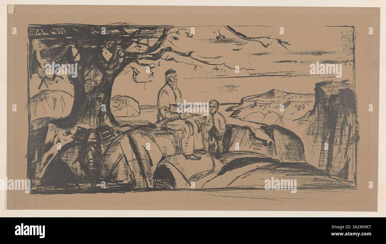 In this piece, Munch reflects on the concept of history, capturing both ...