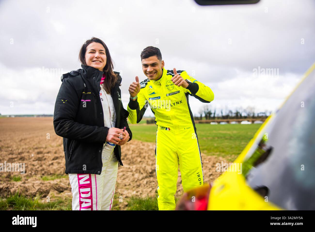 Le Touquet, France. 13th Mar, 2025. GANY Rehane, LE FLOCH Franck ...
