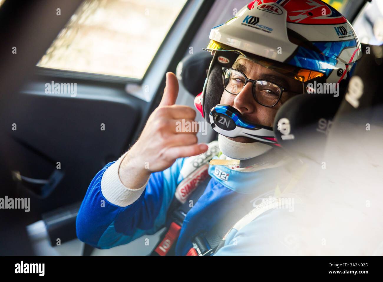 BARNOUIN Benjamin, GAREL Romain, Peugeot 208 Rally4, portrait during ...