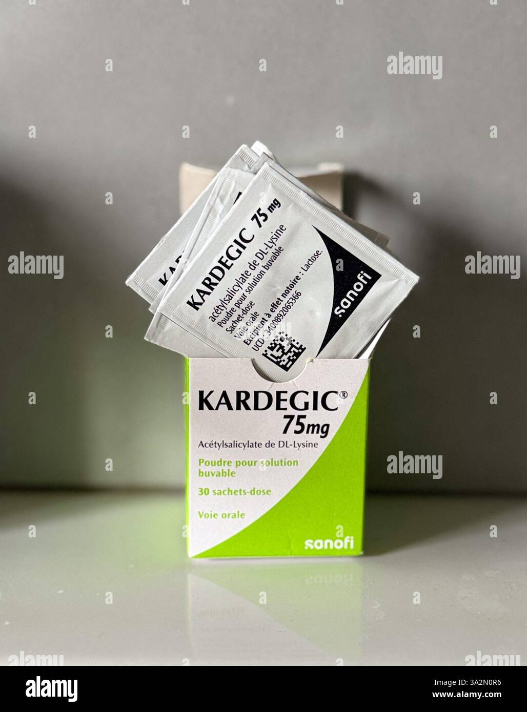 Illustration of Kardegic. French pharmaceutical group Sanofi is to sell ...