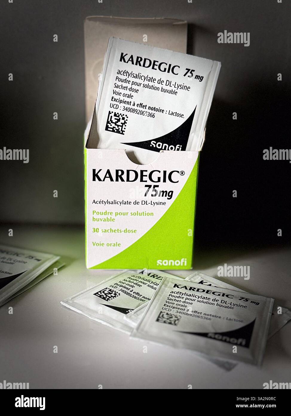 Illustration of Kardegic. French pharmaceutical group Sanofi is to sell ...