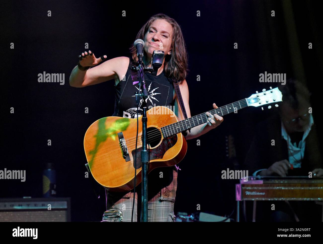 Ani DiFranco on stage for Ani DiFranco in Concert, Buckhead Theatre ...