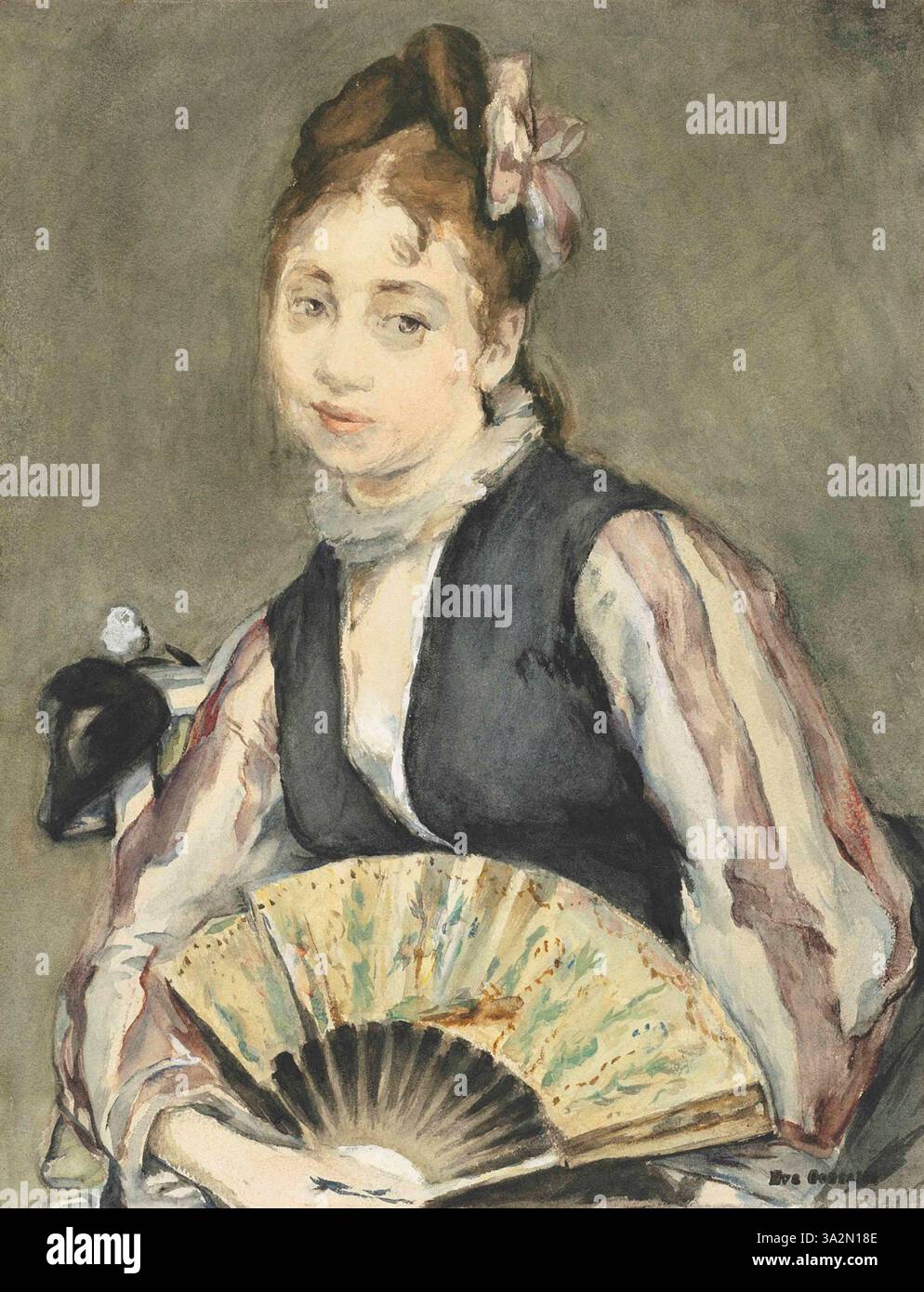 'Portrait de Jeanne Gonzalès' features the artist's mother, portraying ...