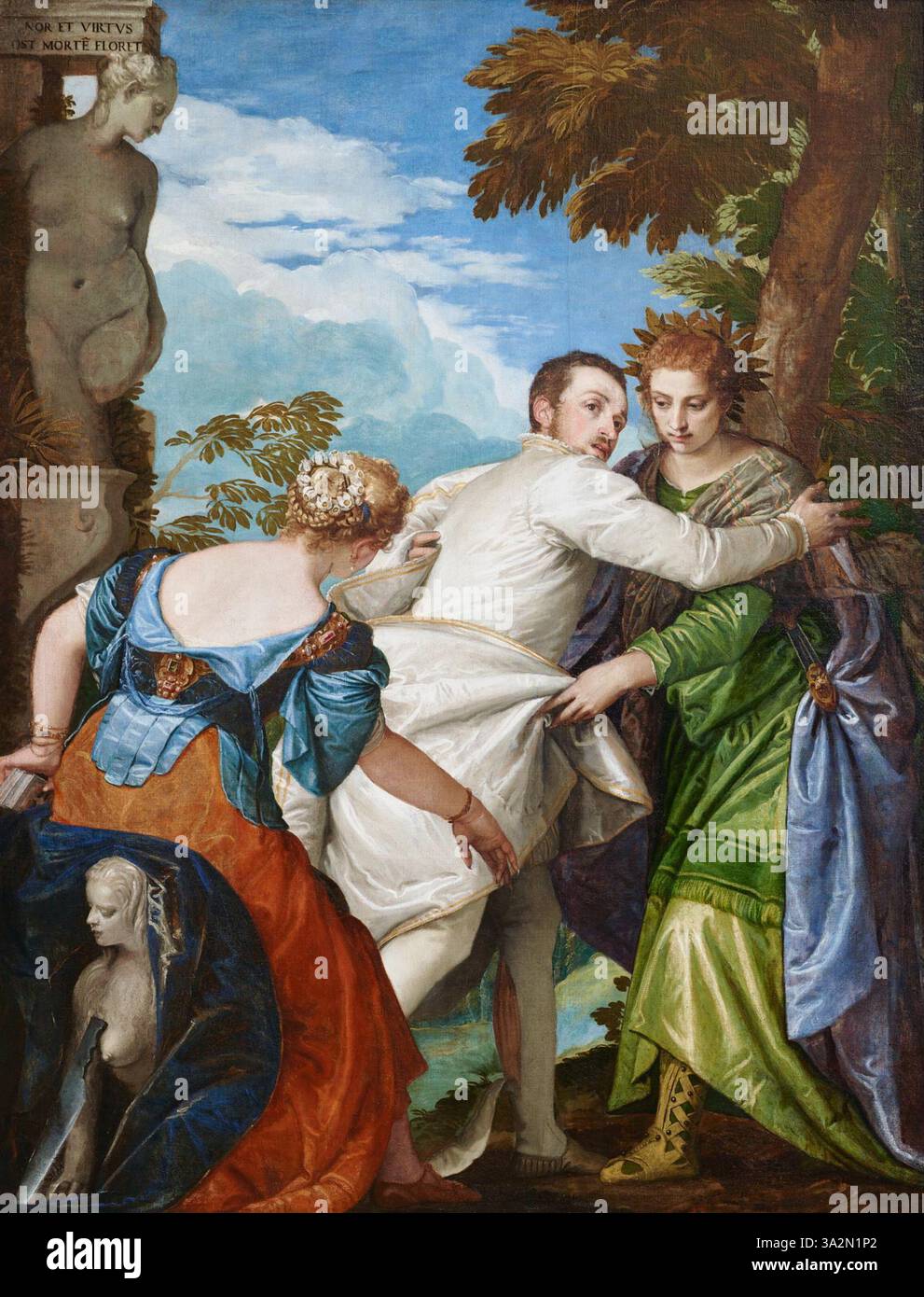 This painting by Paolo Veronese, created around 1565, depicts the ...