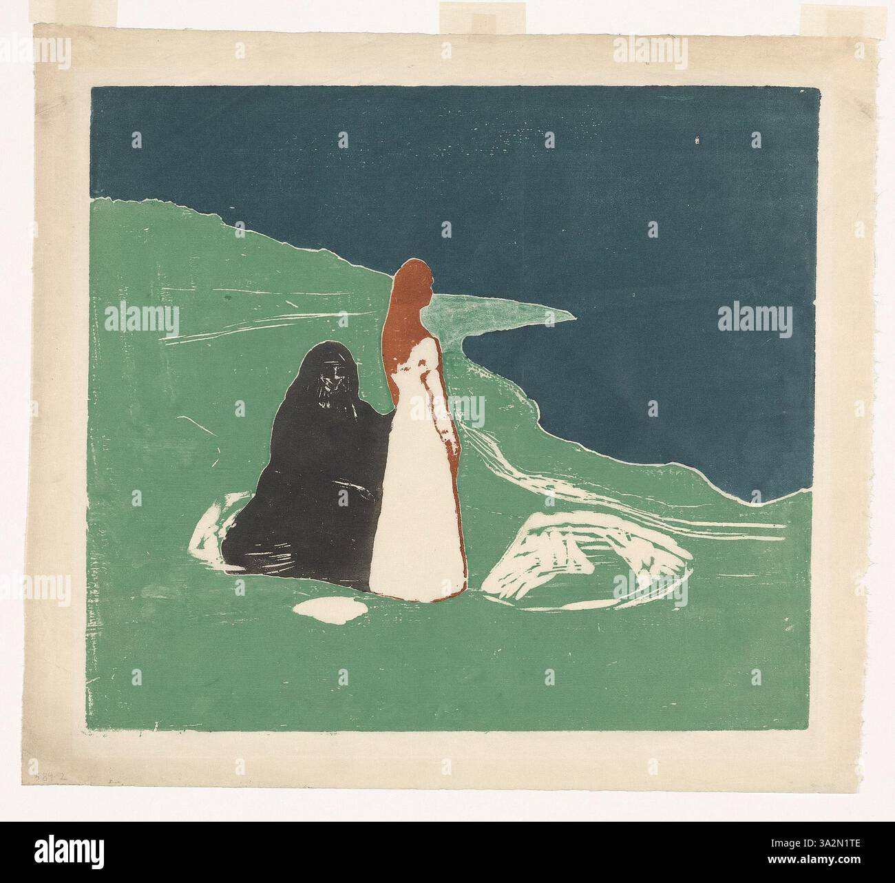 Munch’s 'Two Women on the Shore' captures two figures standing apart on ...