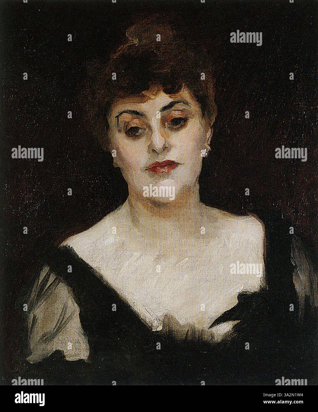 John Singer Sargent’s c. 1883-84 portrait of Mrs. Harry Vane Milbank ...