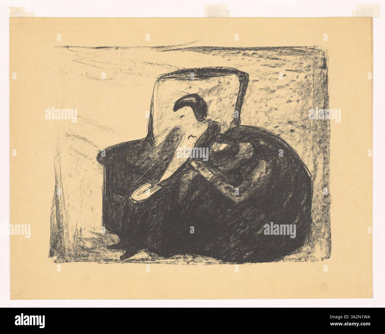 In 'Ghosts Osvald', Munch uses a spectral figure to convey themes of ...