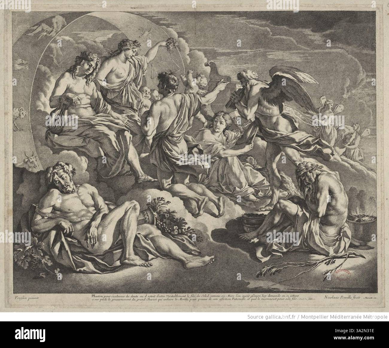 Nicolas Perelle’s 'Apollon accordant son char à Phaëton' depicts the ...