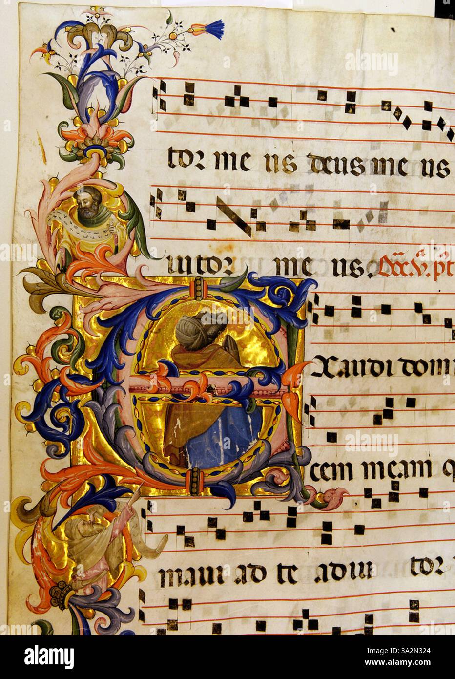 In this painting, Lorenzo Monaco illustrates a prophet, focusing on the ...