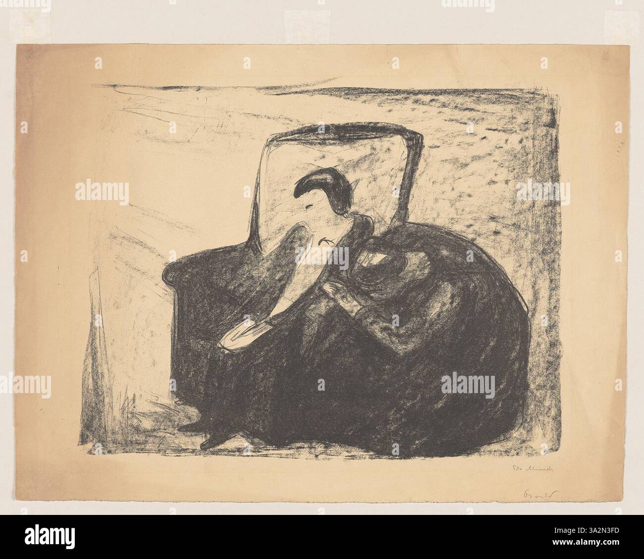 Munch’s portrayal of Osvald as a ghost in this painting reflects themes ...