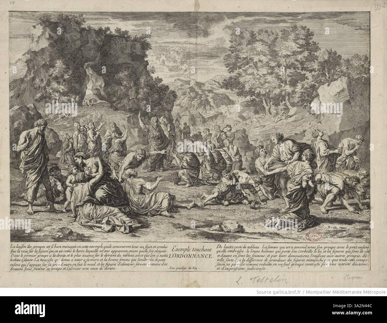 'La Manne' by Henry Testelin portrays the biblical story of the ...