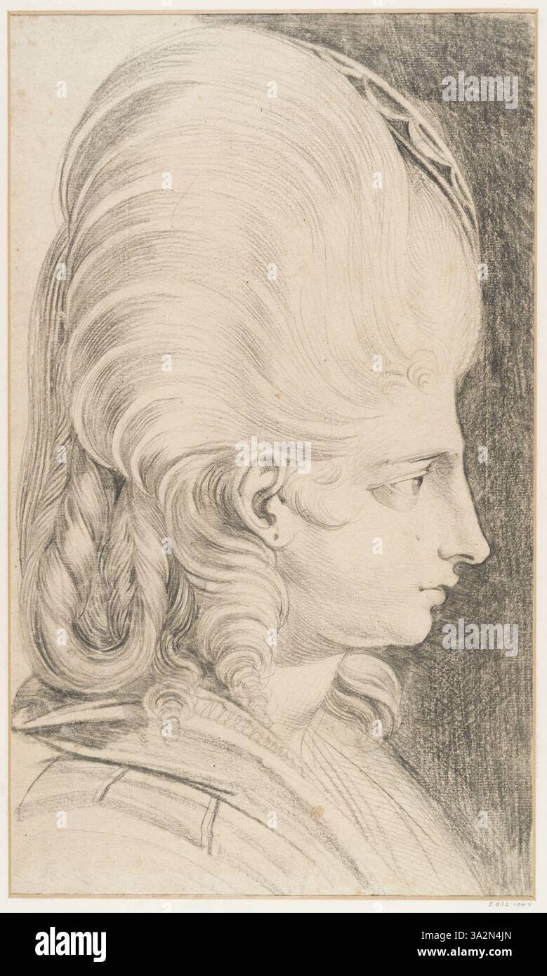 This portrait by Fuseli captures an unnamed subject with a strong focus ...