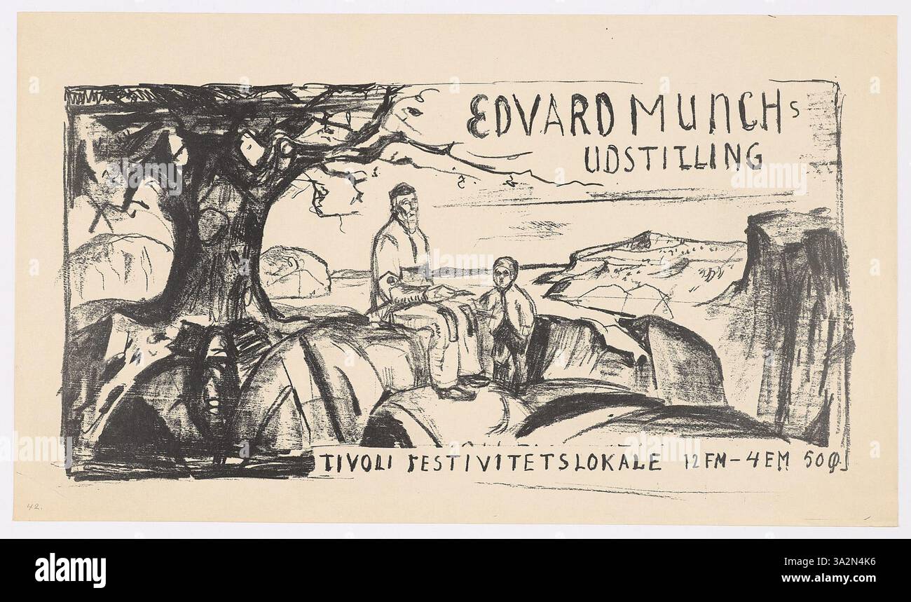 This work by Edvard Munch captures the intense emotional conflicts of ...