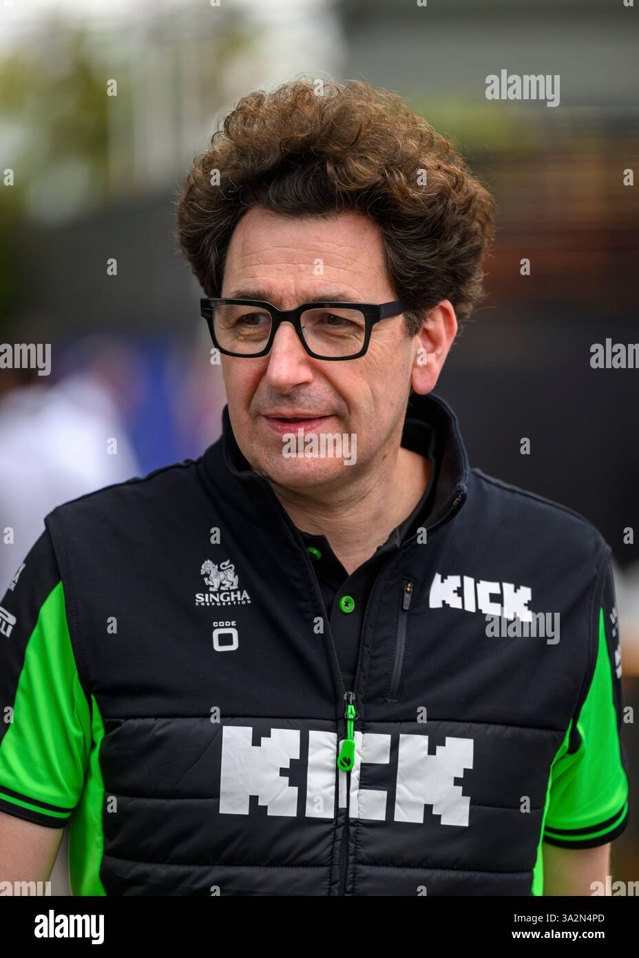 Melbourne, Australia. 13th Mar, 2025. Mattia Binotto (ITA) Technical director of Stake F1 Team ...