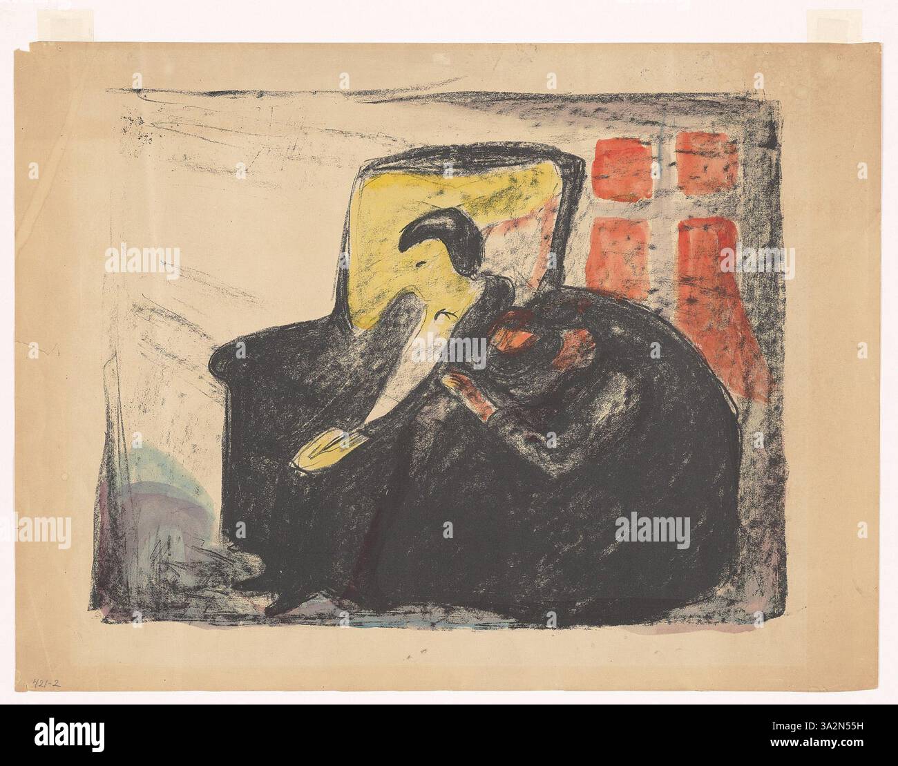 'Ghosts Osvald' by Munch captures the figure of Osvald amidst a ...