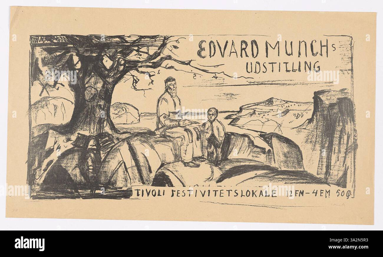This piece by Edvard Munch embodies his exploration of human emotion ...