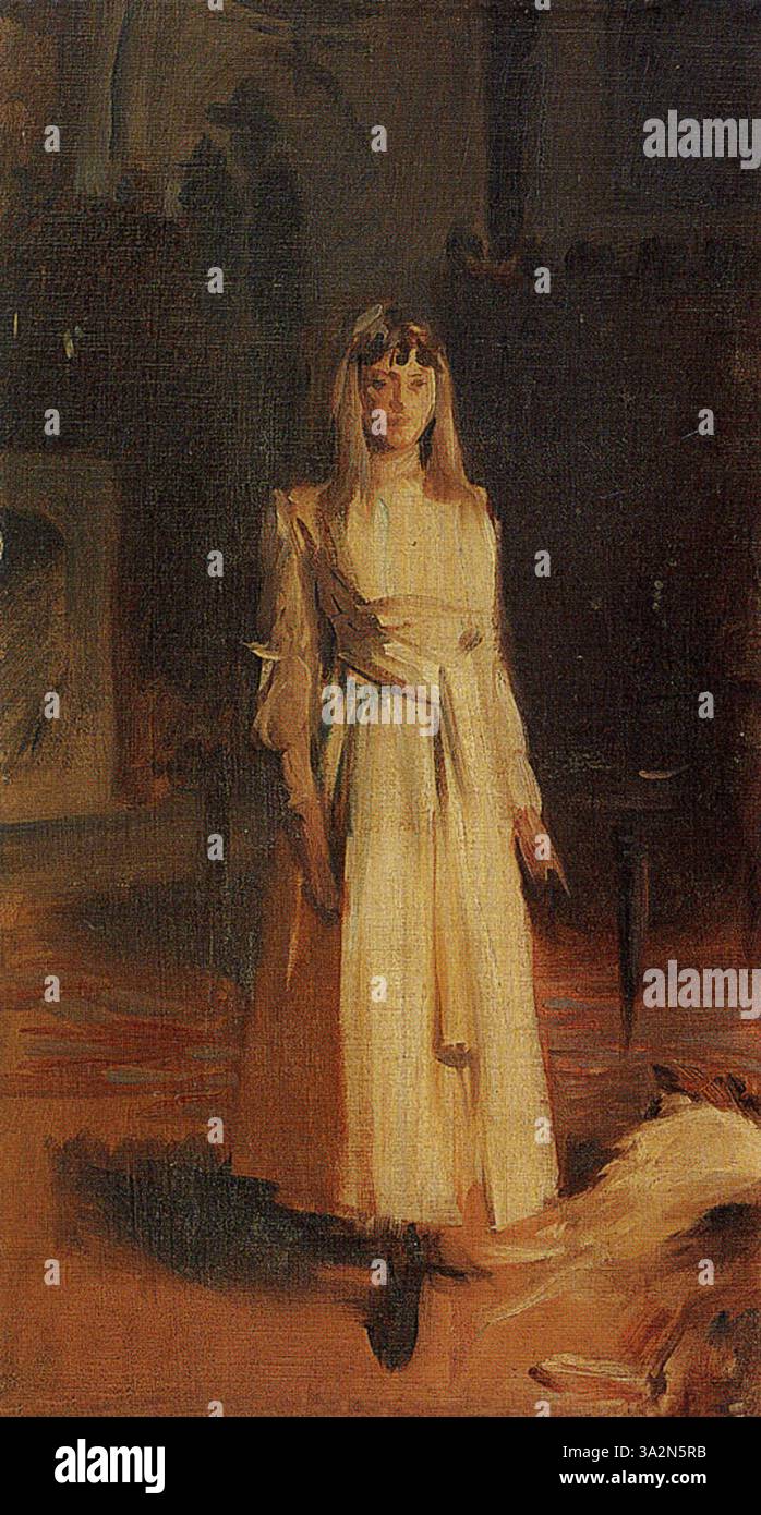 This portrait of Elsie Palmer by John Singer Sargent, painted around ...