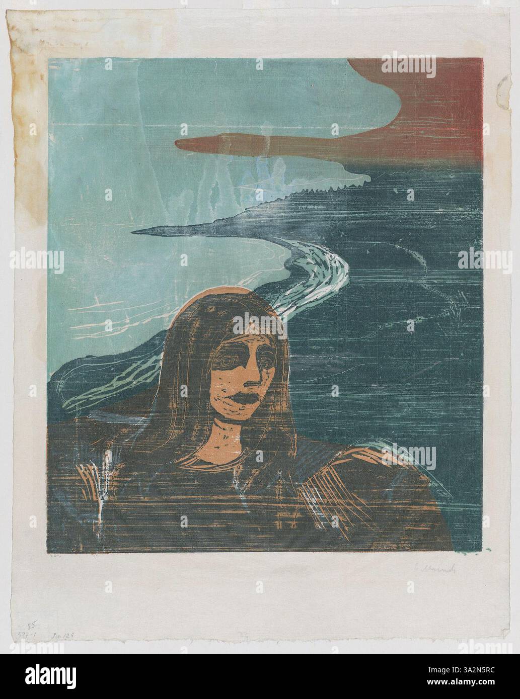 Munch’s 'Woman’s Head against the Shore' captures a solitary moment of ...