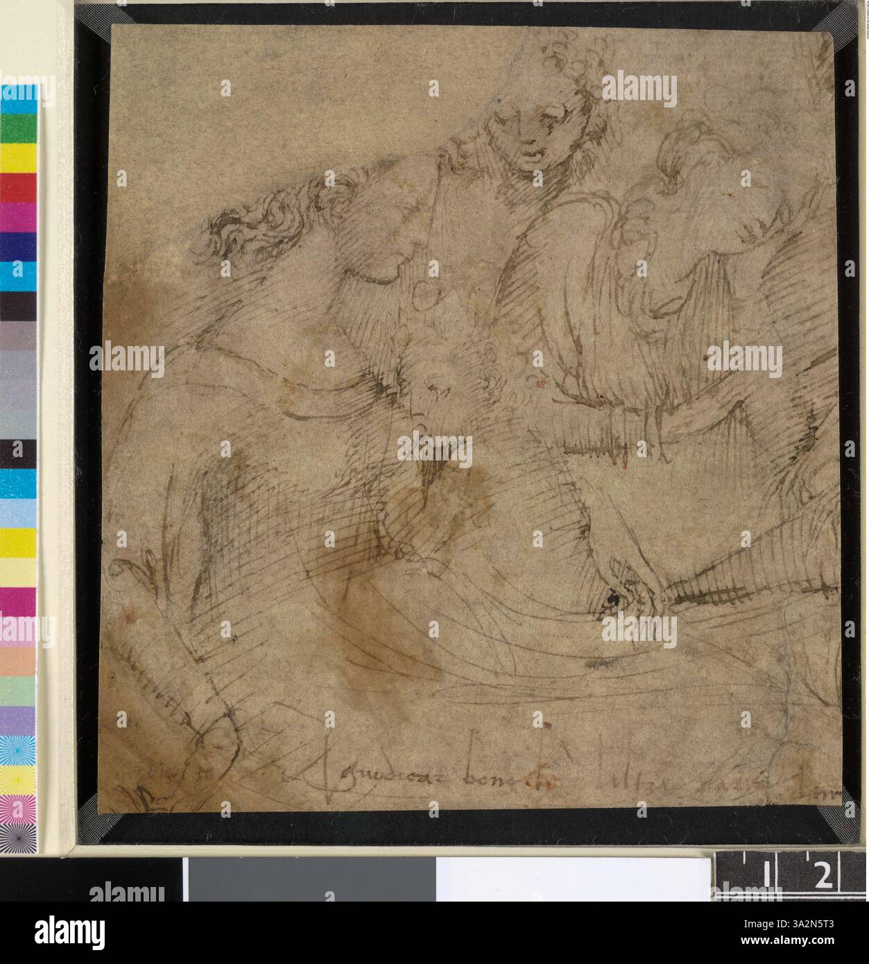 'Three women, one of whom suckles a child' by Stefano da Verona ...