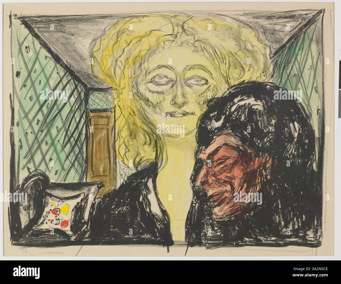 'Hatred' by Edvard Munch presents an intense depiction of negative ...