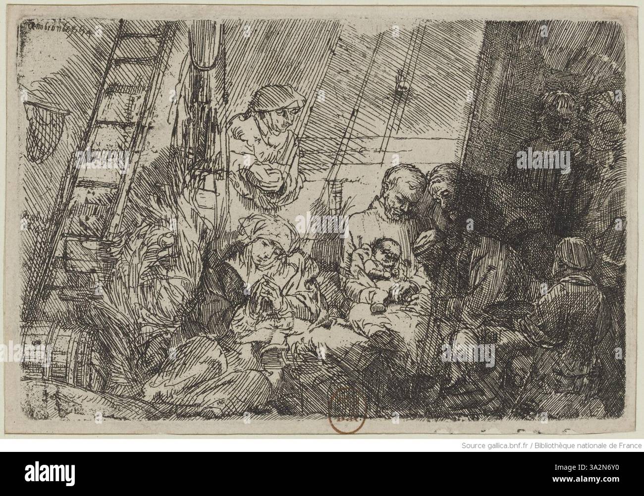 This portrait by Rembrandt captures a subject illuminated with dramatic ...