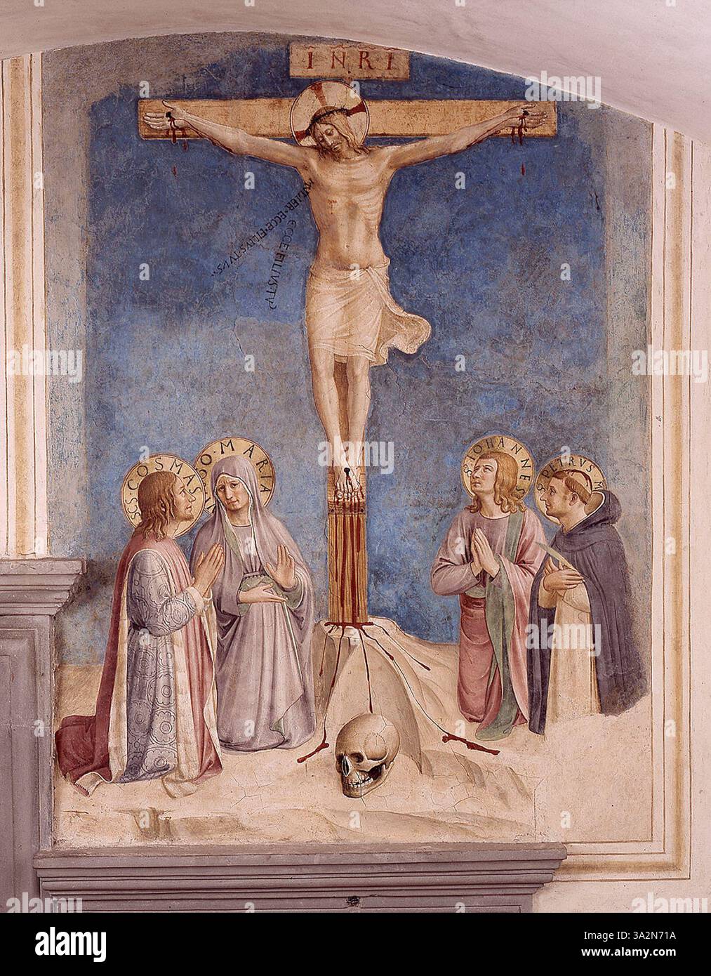 Fra Angelico’s 'Crucifixion of Christ with the Madonna and Saints' highlights the sorrow and ...