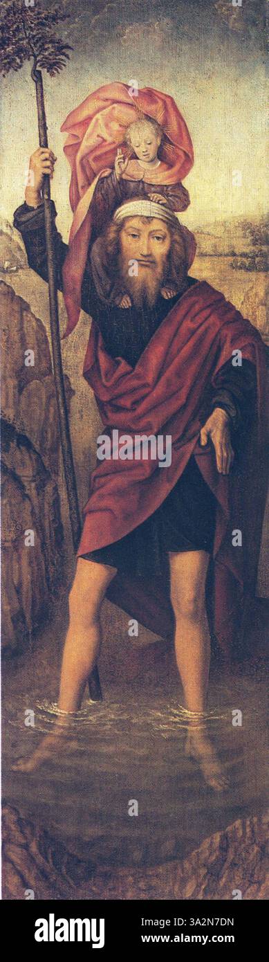 This altarpiece by Hans Memling features Saint James and Saint ...