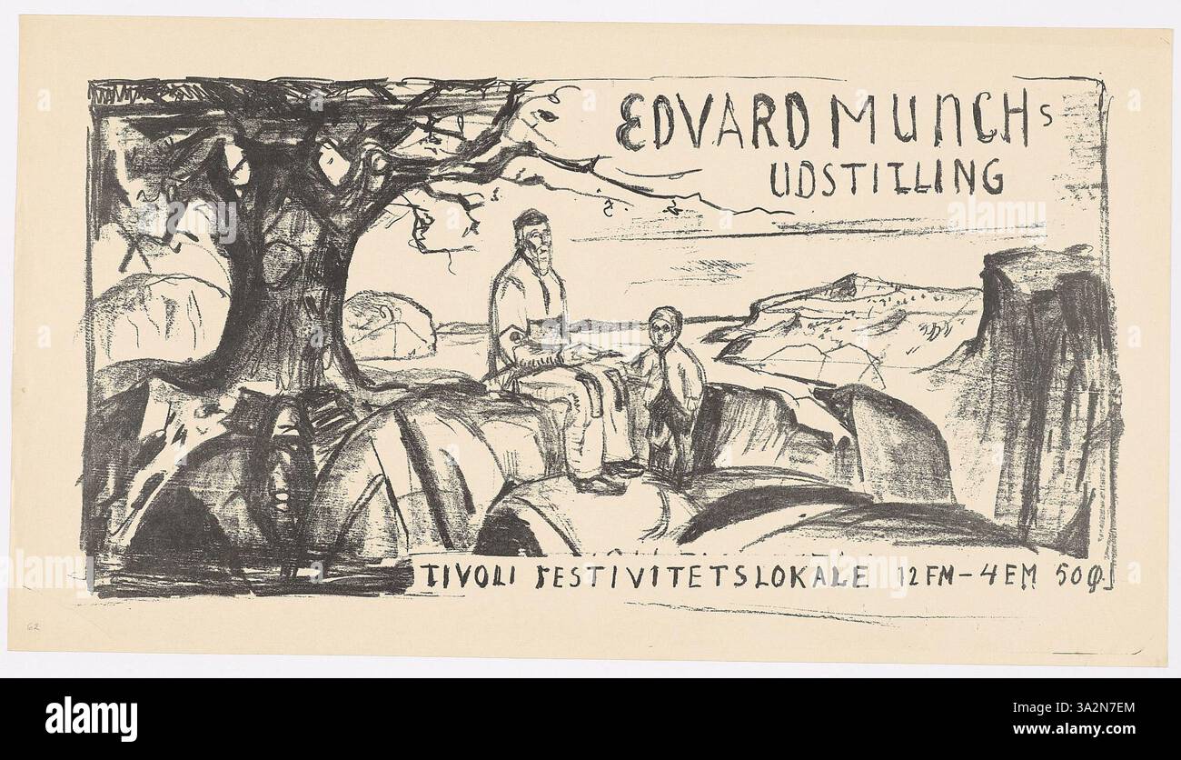 This artwork by Edvard Munch explores themes of fear and existential ...