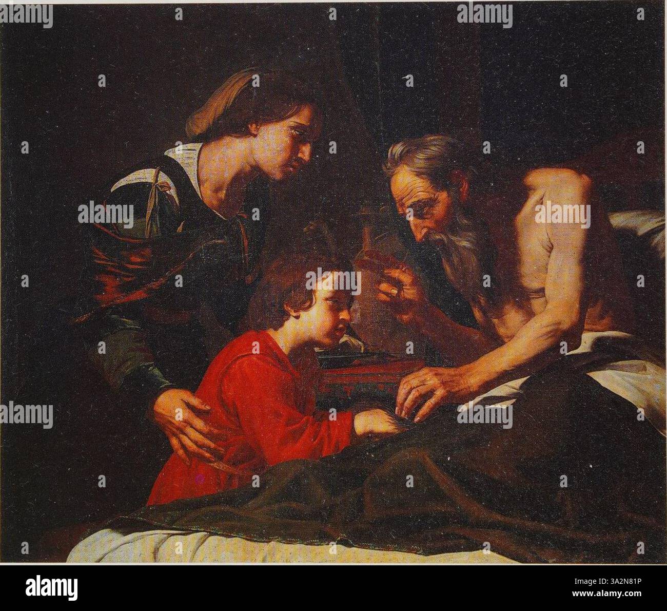 This work attributed to Caravaggio uses stark lighting contrasts to ...