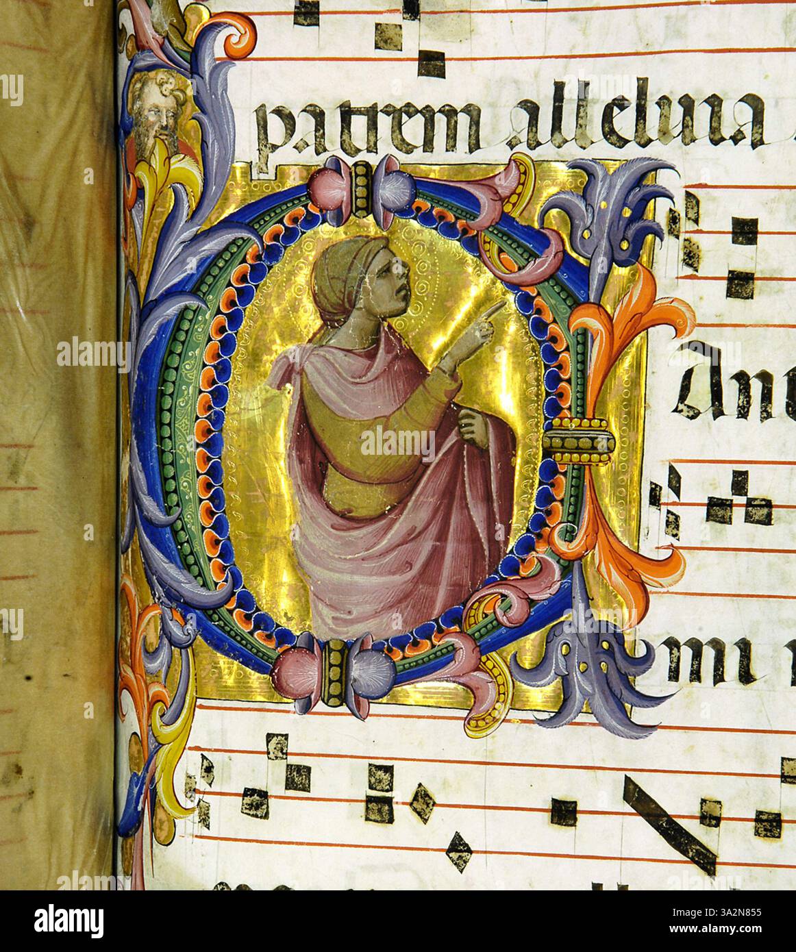 This study by Lorenzo Monaco depicts another prophet, his figure ...