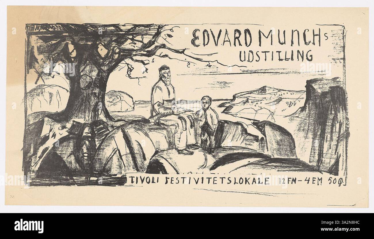 Edvard Munch's work is marked by a bold, expressive use of color and ...