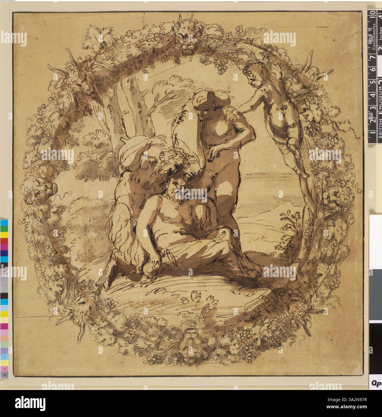 This painting by Annibale Carracci depicts Silenus, the drunken ...