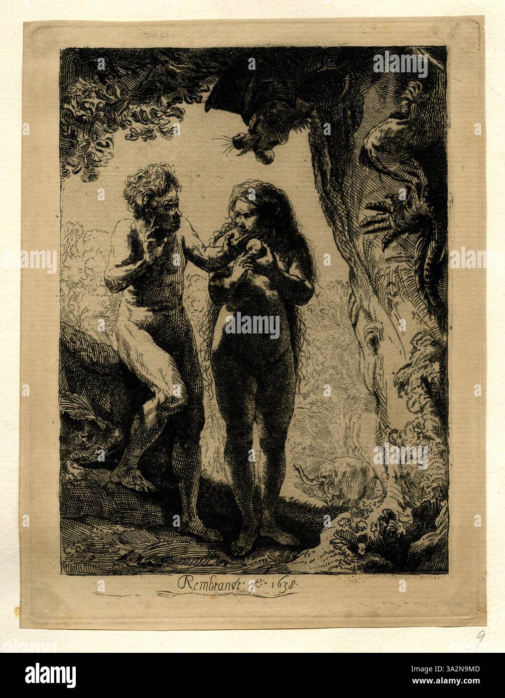 This etching by Rembrandt showcases François Basan in a refined and ...
