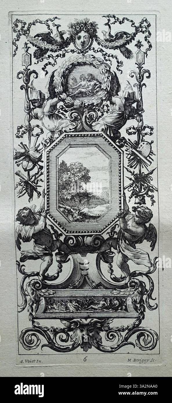 This piece from the 'Livre de diverses grotesques' showcases grotesque ...