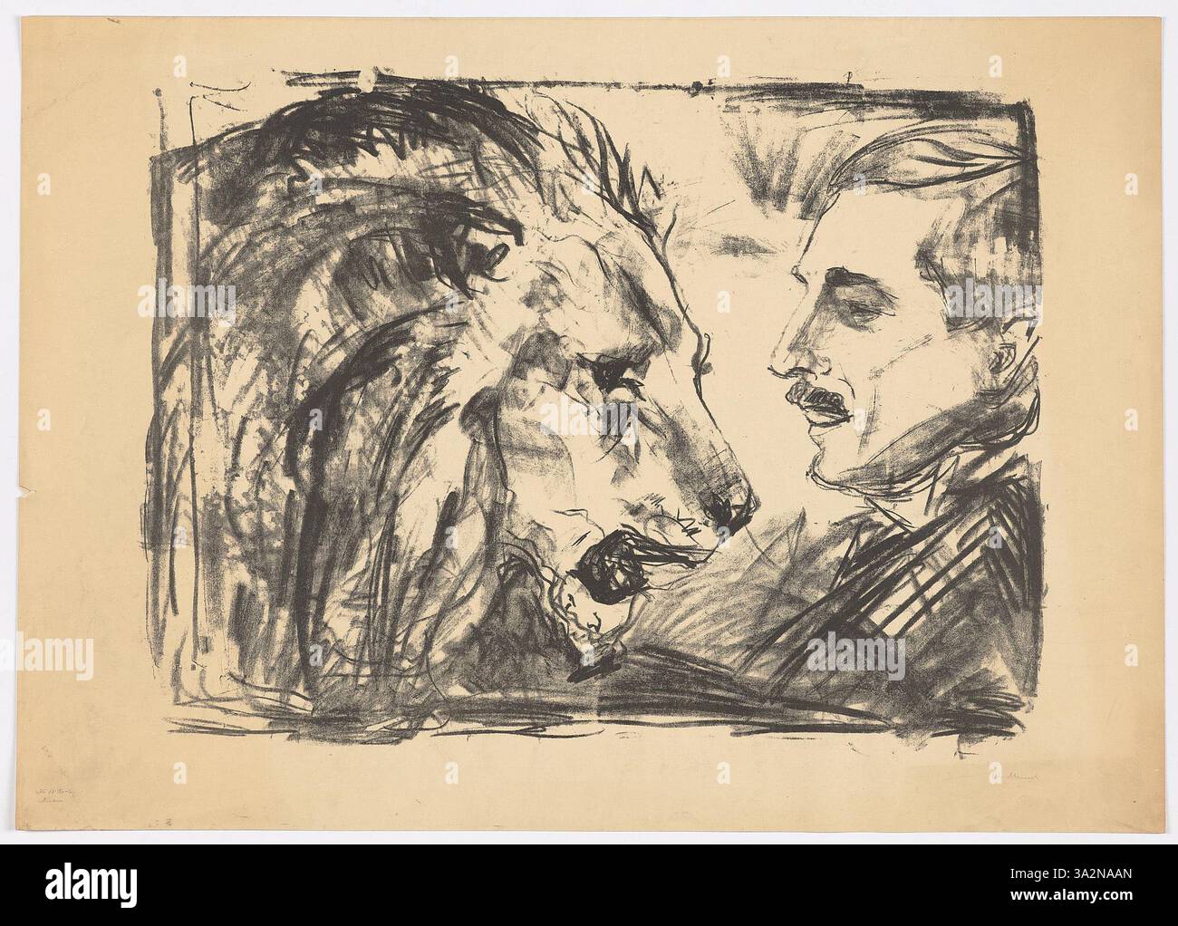 In 'The Liontamer', Munch portrays the intense moment of human control ...