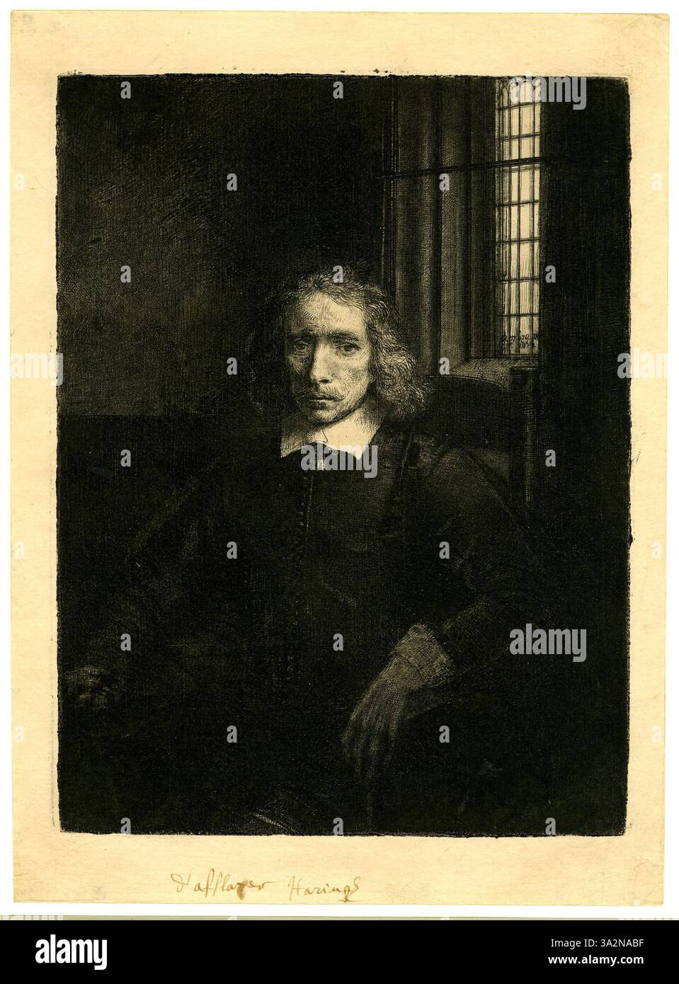 Rembrandt’s etching showcases his ability to capture a subject’s ...