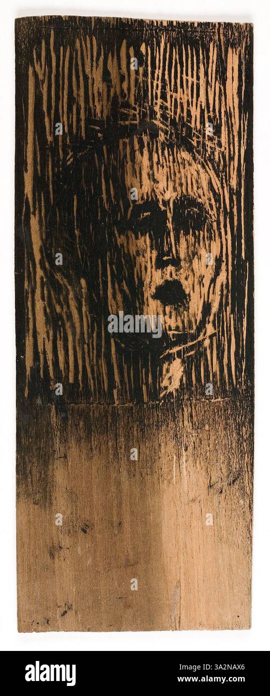 'Self-portrait en Face' shows Munch’s direct, unflinching gaze ...