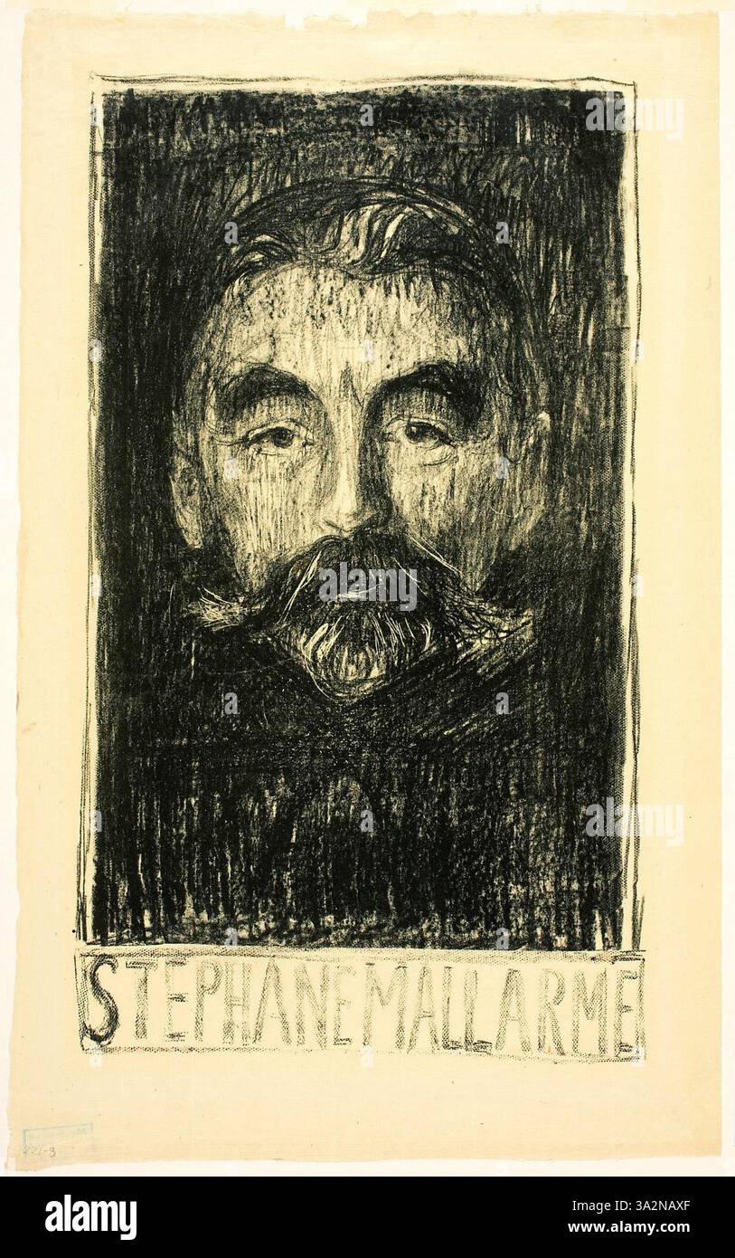 Munch’s 'Stéphane Mallarmé' portrait captures the poet’s intellectual ...