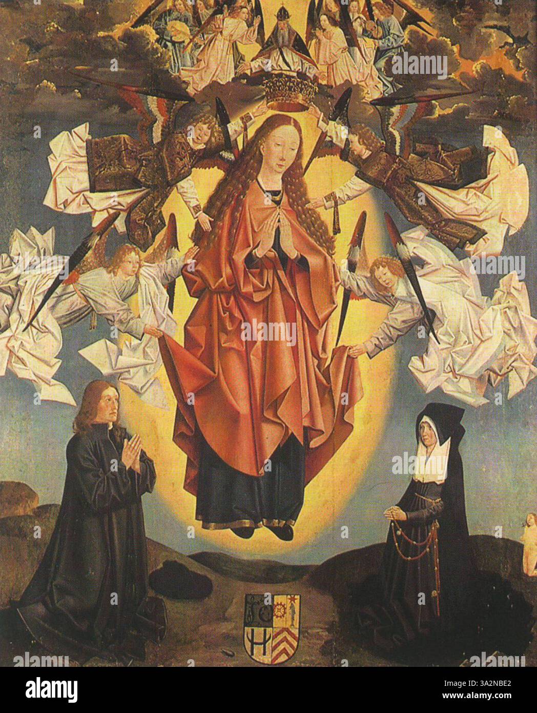 This depiction by Geertgen tot Sint Jans of the Assumption of the ...